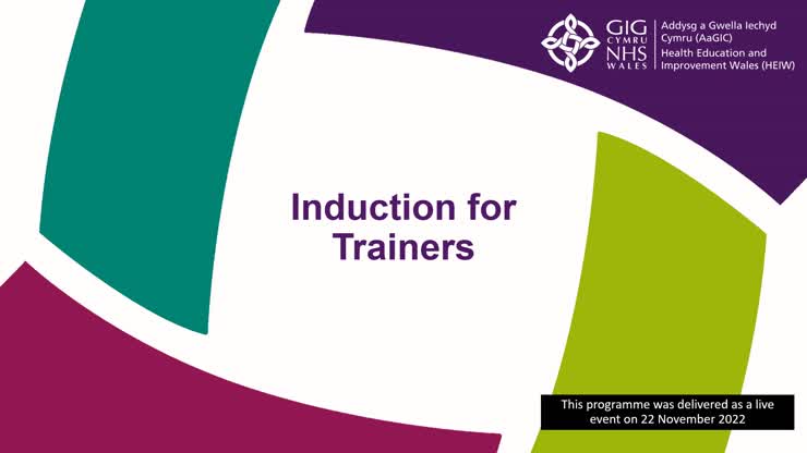 Trainer Induction 2022