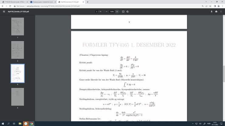 TFY4165 - Termisk fysikk - H22 den 23.11.2022 (ons.)