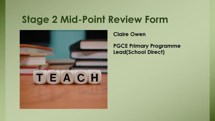 Stage 2 - completing the MPR form