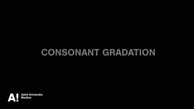 Consonant variation