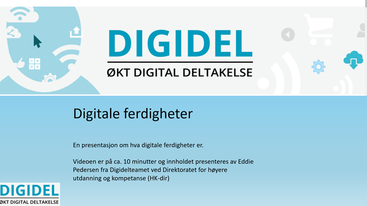 Digitale ferdigheter tekstet