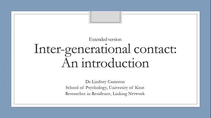 intergenerational contact extended version part 1