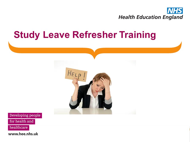 Clinical (HEE) Hub Content: Study Leave Refresher Training