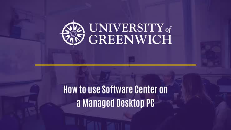 How To Use Software Center on a Managed Desktop PC