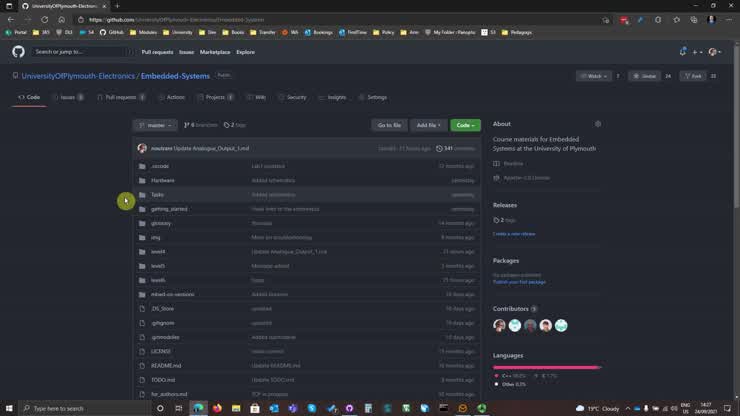 Working with your own repository