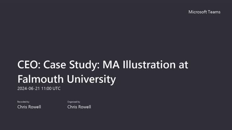 CEO - Case Study in MA Illustration