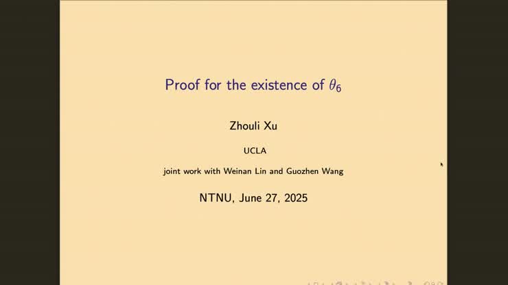 11:30 ‐ 12:20 Zhouli Xu