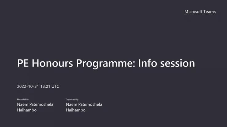 PE Honours Programme_ Info session-20221031_140117-Meeting Recording