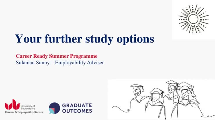 Your further study options