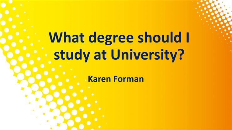What degree should I study at University