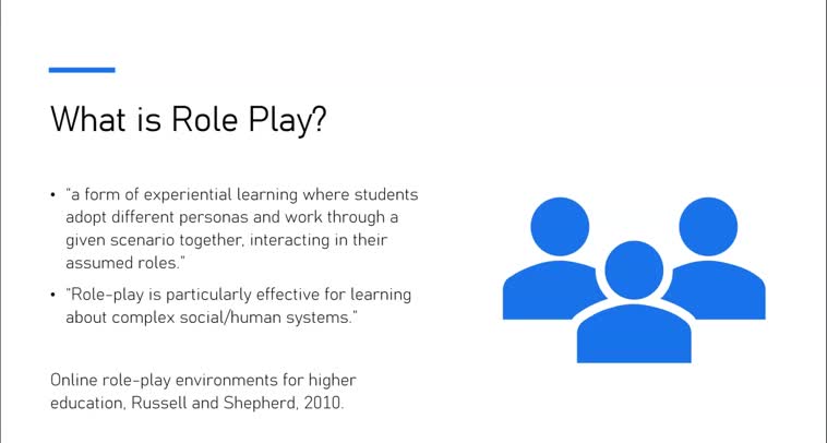 Role Play - Part 5 - Ideas for Use
