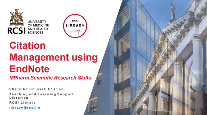 Citation Management using EndNote