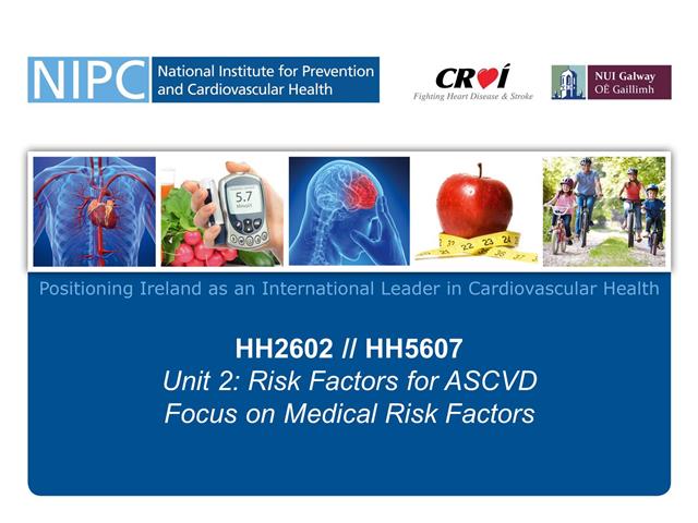 Part 2 Medical Risk Factors