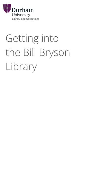 Getting into the Bill Bryson Library