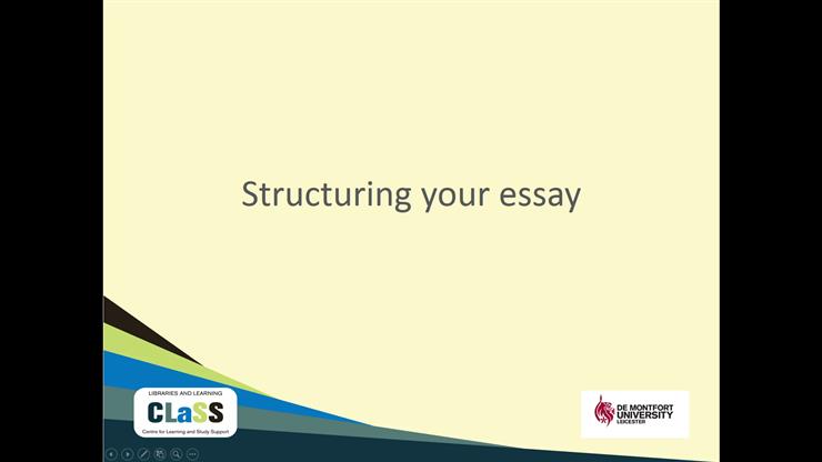 Structuring your essay