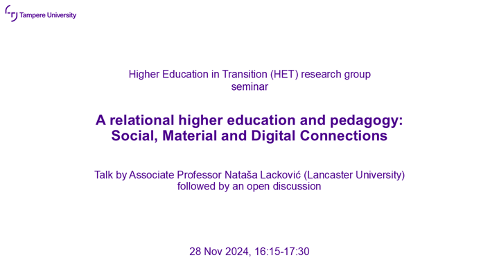 Natasa Lackovic_Relational HE_Tampere Nov2024