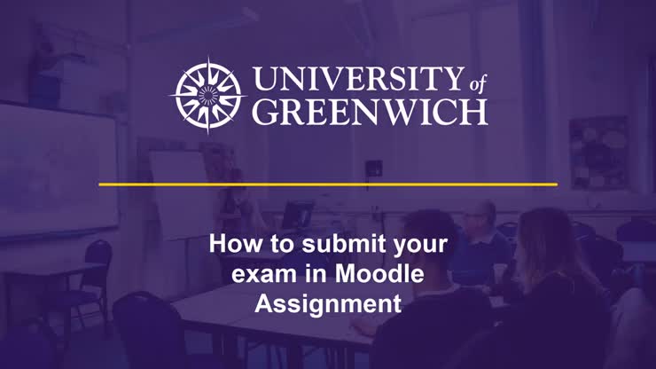 Student Exams - How to submit your exam in Moodle Assignment