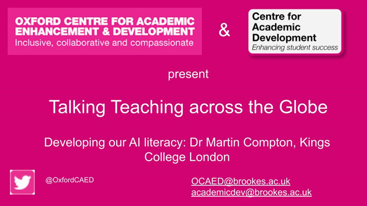 TT: Developing our AI literacy