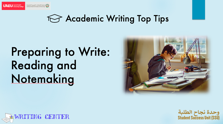 Writing Assignments: Top Tips 4 - Reading and Note-making