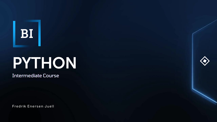 Python Intermediate course