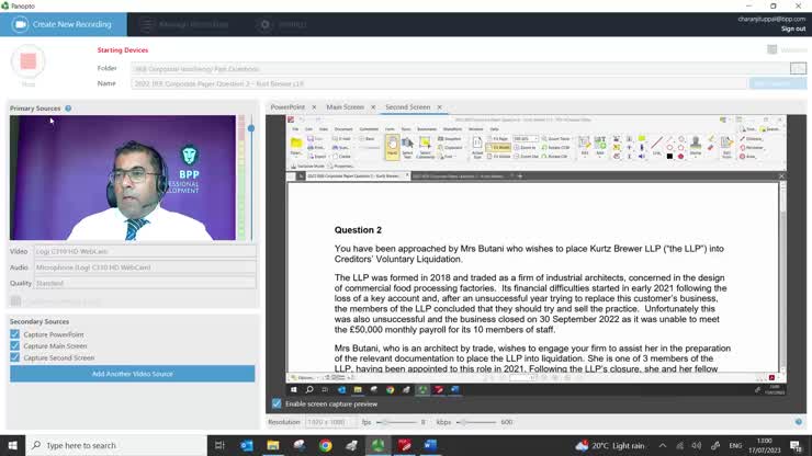2022 JIEB Corporate Paper Question 2 - Kurt Brewer LLP
