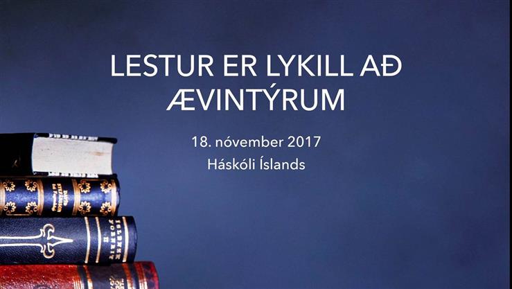 Lestur er lykill að ævintýrum ráðstefna fh Guðni 18. nóvember 2017