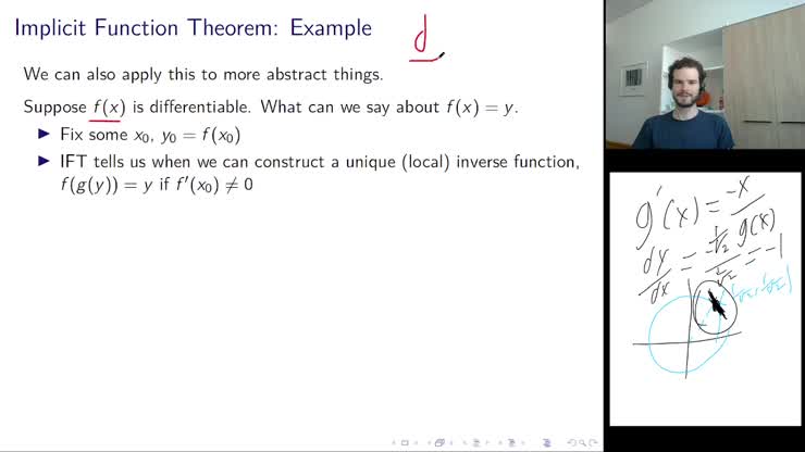 IFT 2 - Inverse function theorem