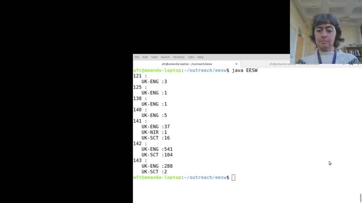 6. Counting across two columns using the previous Counter and an outer HashMap