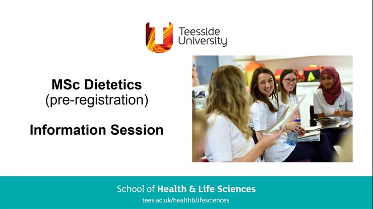 MSc Dietetics Information Session