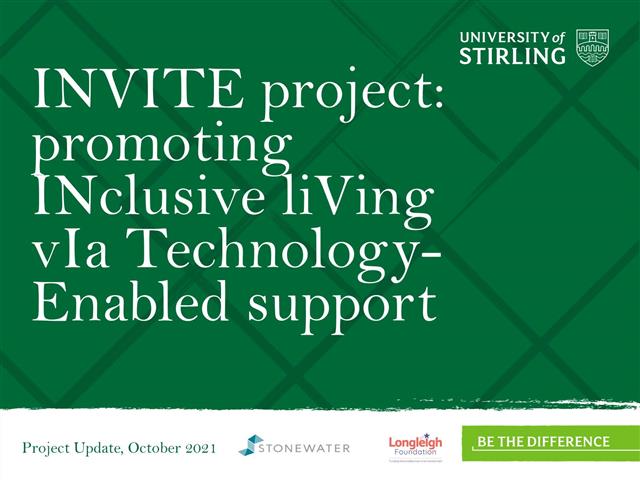 INVITE Project Update, October