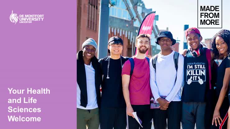 Your DMU Welcome for Health and Life Sciences