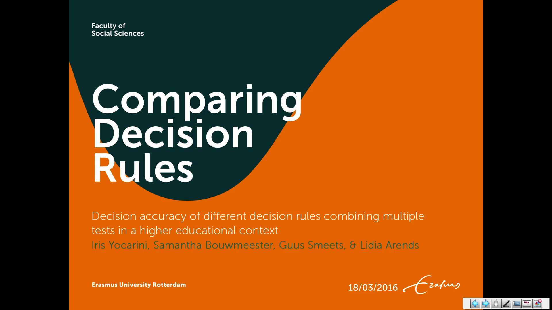 Iris Yocarini – Decision Accuracy in a Conjunctive versus Compensatory ...