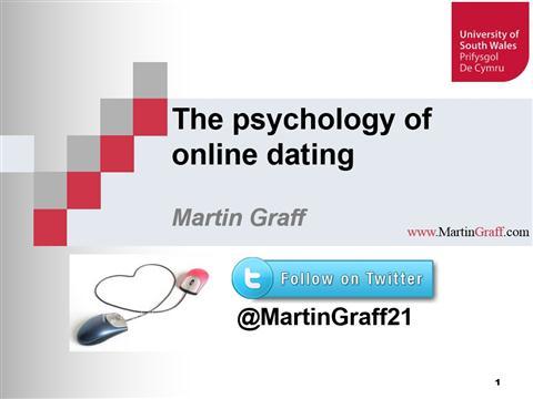psychology and online dating - martin graff