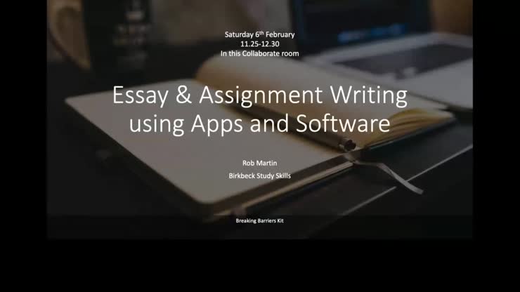 06 02 21 Essay & assignment writing using apps & software