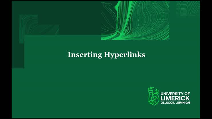 Inserting links