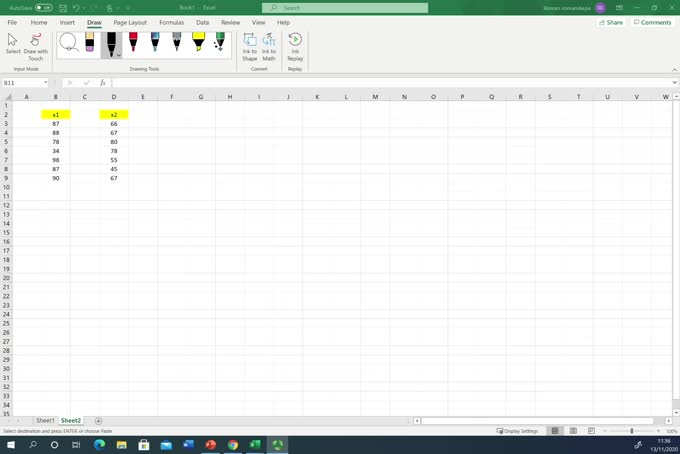 T test: Computation of T stat