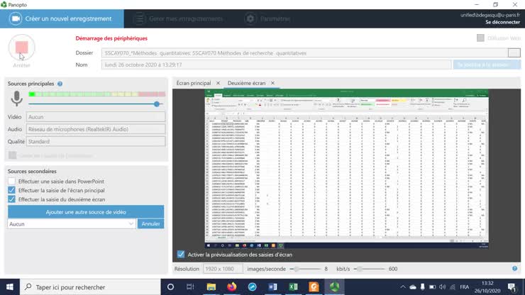 1 Ouvrir la base de données