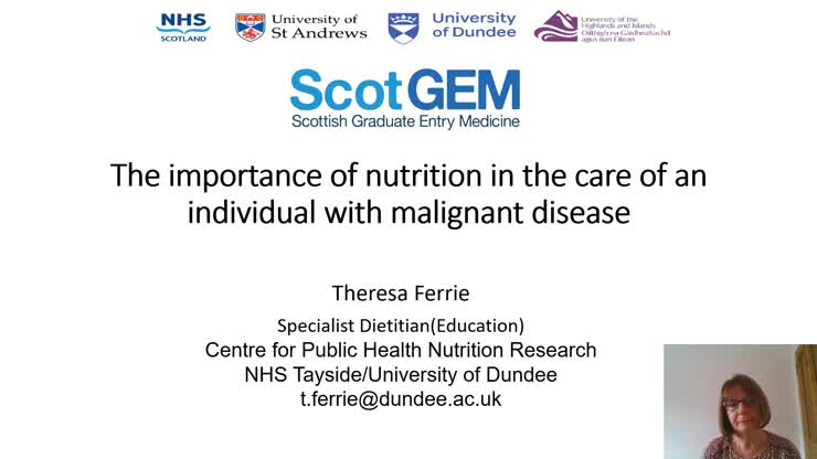 SCOTGEM year 2 2021 The importance of nutrition in malignant disease ...
