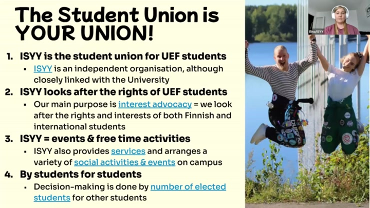 UEF Orientation for New International Students