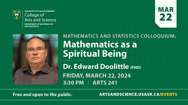 USask Math & Stats Colloquium - Edward Doolittle (Mar. 22, 2024)