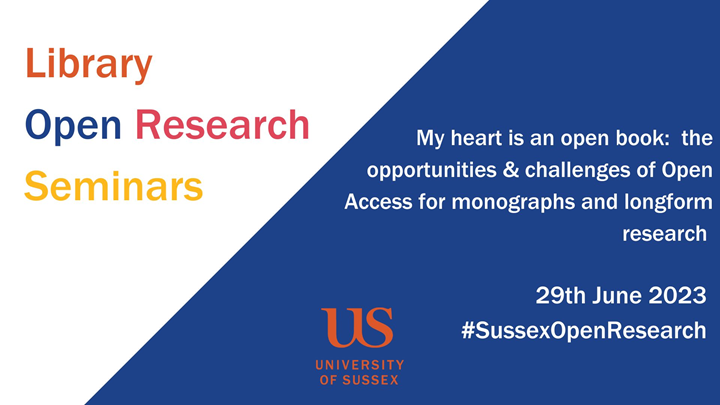 Library Open Research Seminar: My heart is an open book
