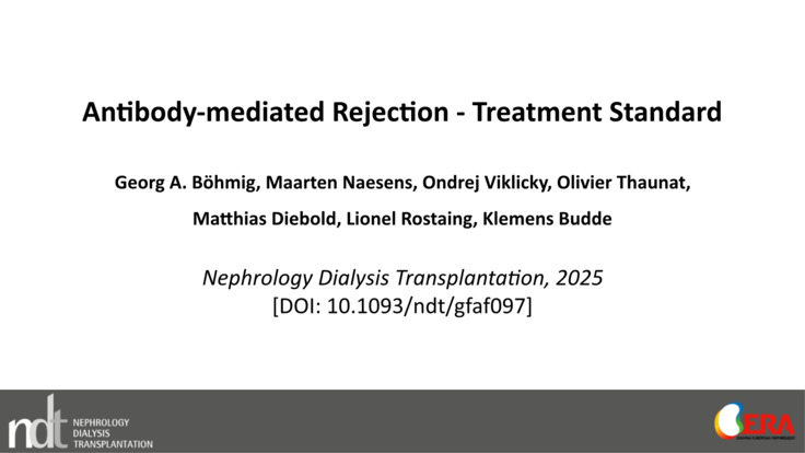 Antibody-mediated Rejection- Treatment Standard