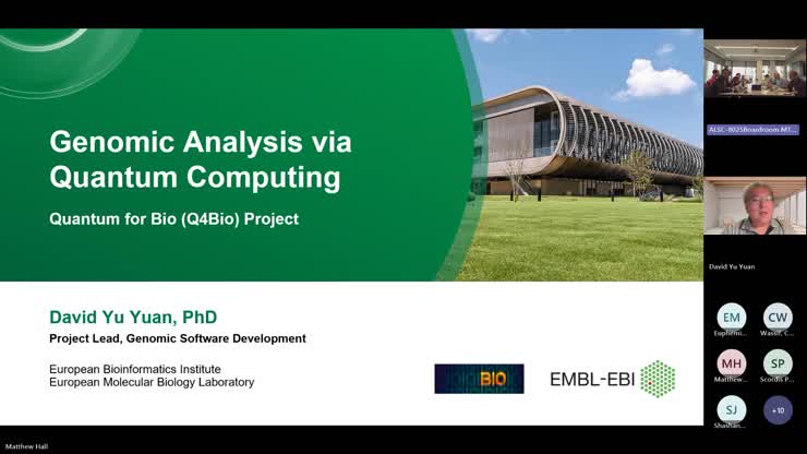 David Yuan, Genomic Analysis via Quantum Computing