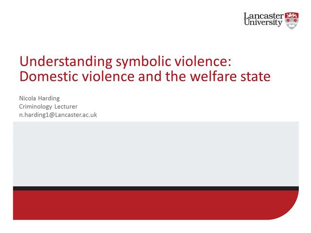 Symbolic Violence