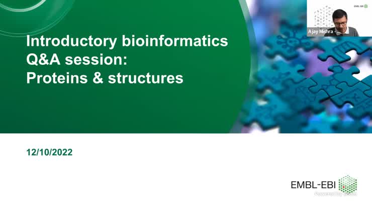 Introductory bioinformatics Q&A session: proteins and structures
