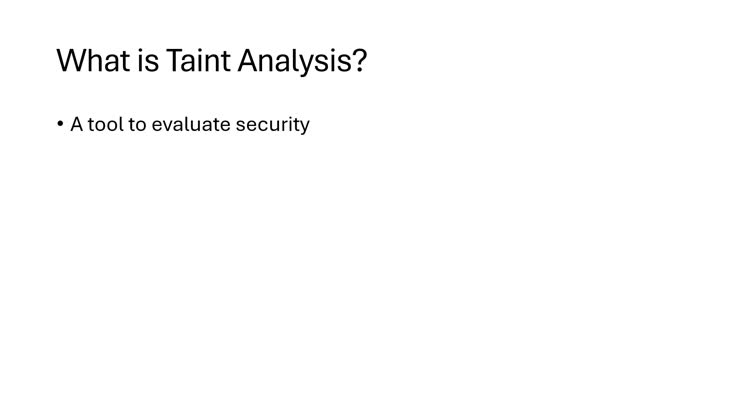 taint analysis presentation