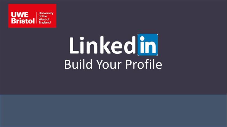 LinkedIn - Build Your Profile