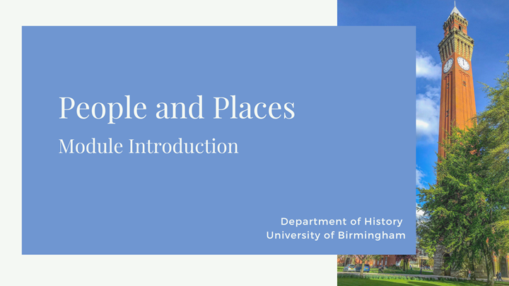 People and Places Module Introduction