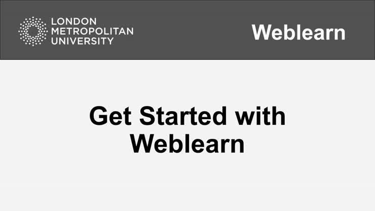 Get Started with Weblearn Ultra