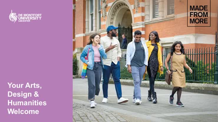 Your Arts, Design & Humanities Welcome